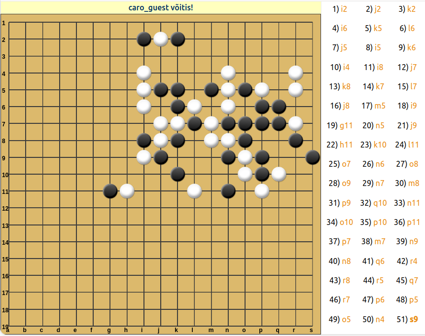 Portaali vint.ee lisandus uus mäng - Caro - Vint.ee